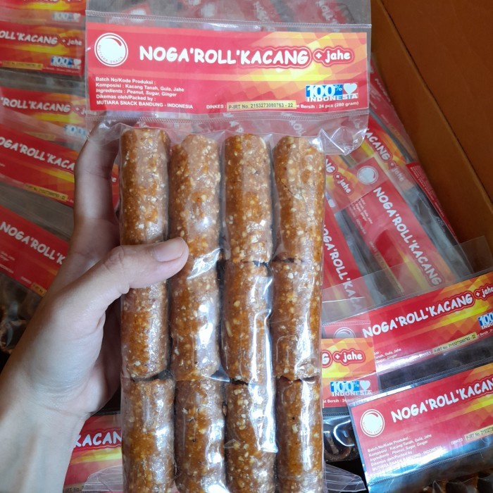 Jual Noga Kacang Jahe Khas Bandung Tingting Tengteng Roll | Shopee ...