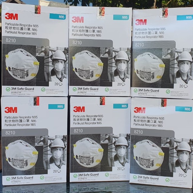 Jual 3M 8210 Box Original ( Serifikasi NIOSH N95 ) | Shopee Indonesia