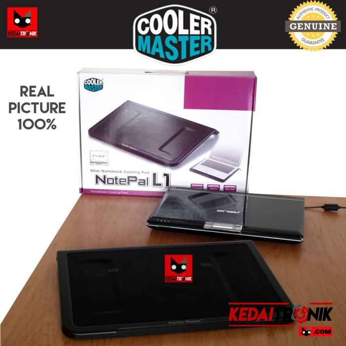 Jual COOLER MASTER NOTEPAL L1 Fan Notebook Laptop Cooling Pad Big ...