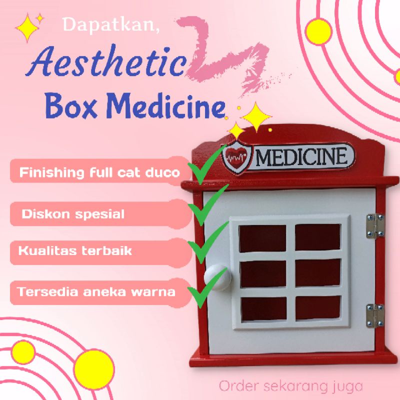 Jual Medicine box Tempat obat Kotak obat Box obat Kotak P3K Box obat ...