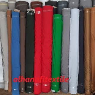 Jual bahan kain taslan waterproof parasut taslan HITAM lebar 150 cm ...