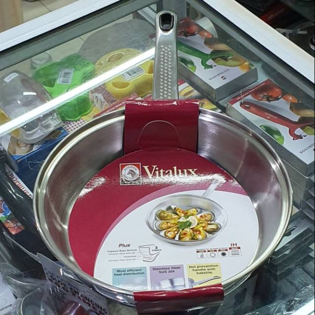 Jual 175323 Frying Pan Zebra Vitalux Plus D22cm, Thailand Made | Shopee ...