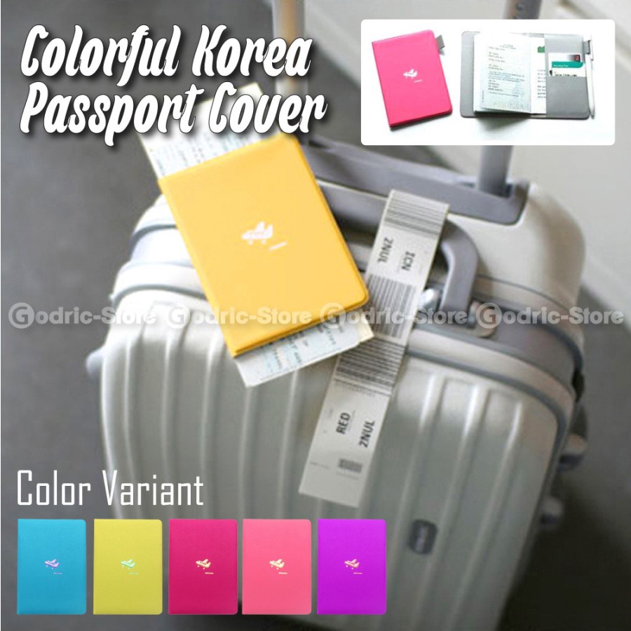 Jual Colorful Korea Passport Cover Sampul Passport | Shopee Indonesia