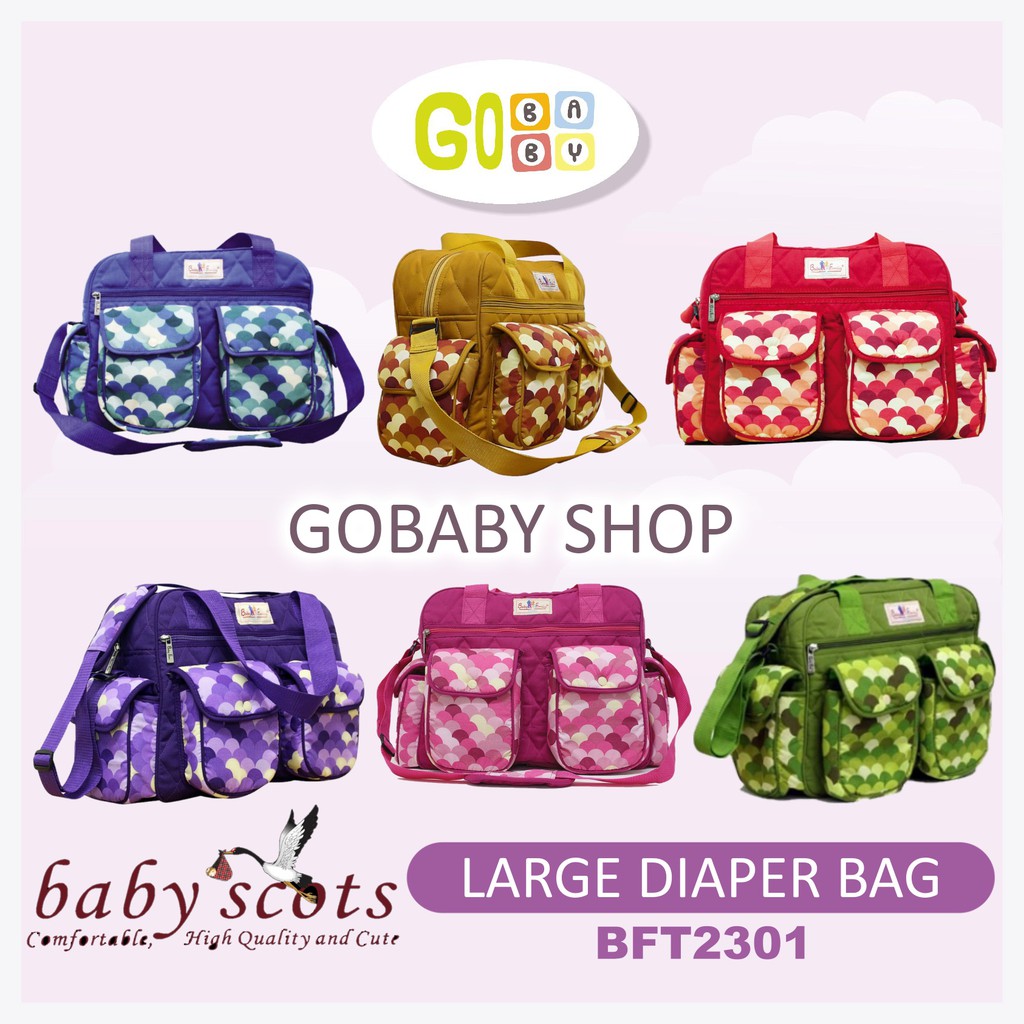 Jual GOBABYSHOP Baby Family Baby Scots Tas Besar Popok Bayi Baby Family ...