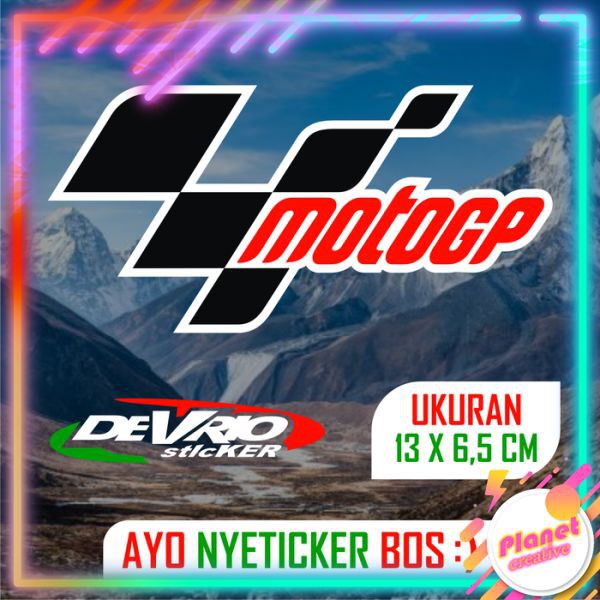 Jual Stiker Logo Moto GP Motogp (Cutting Sticker) Panjang 15 cm ...