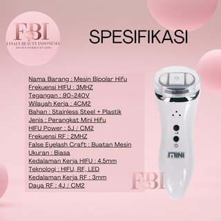 Jual Alat Mini Hifu New Ultrasonic with RF EMS Hifu face Mengencangkan ...