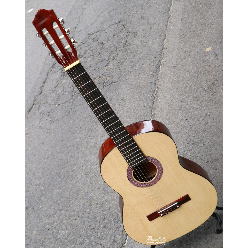 Jual Gitar Klasik Nylon Folk/Bulat Tanam Besi Indonesia|Shopee Indonesia