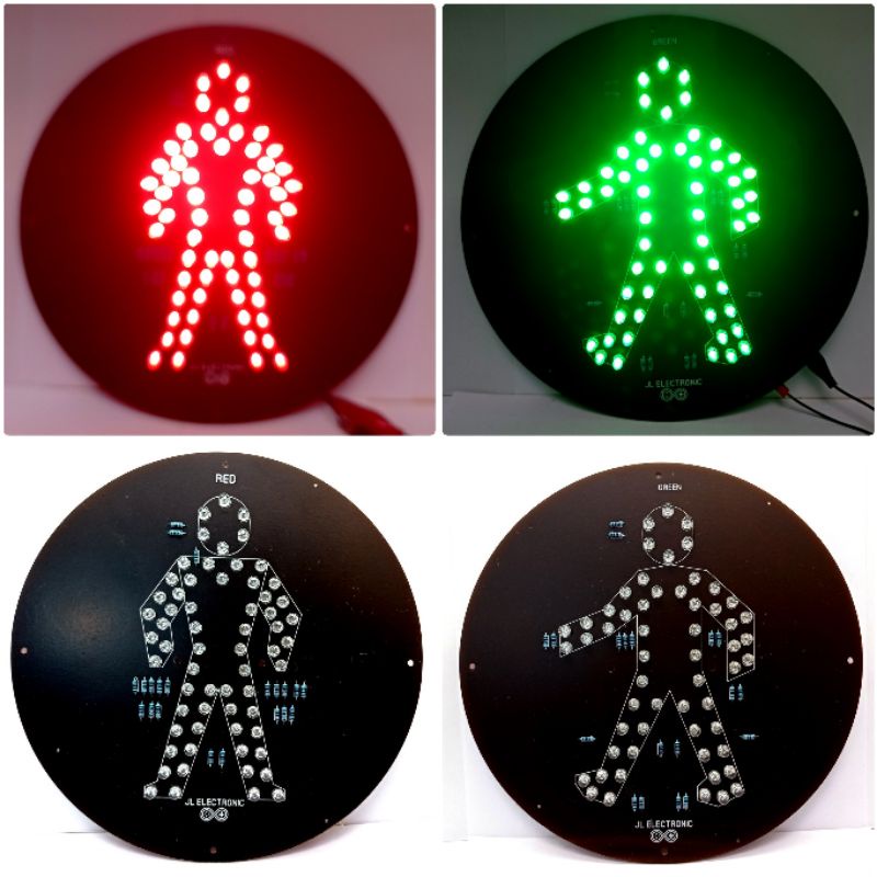 Jual LED TRAFFIC LIGHT RAMBU PENANDA PENYEBRANGAN PEJALAN KAKI | Shopee ...