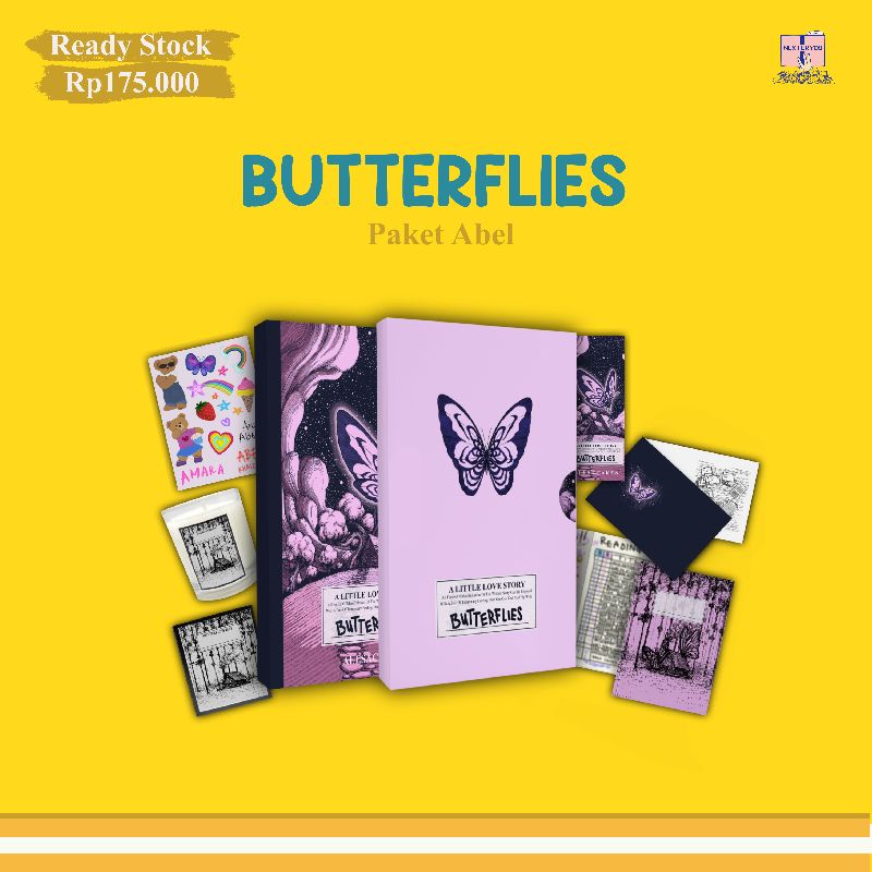 Jual Ready Stock Paket Abel Buku Butterflies | Penulis : ALE ...