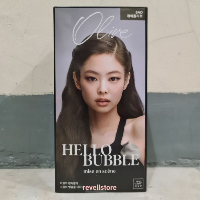 Jual Mise En Scene Hello Bubble NEW ASH OLIVE Cat Rambut Hair Color Korea | Shopee Indonesia