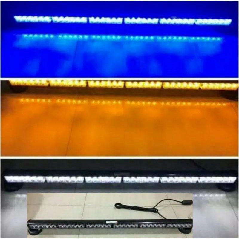 Jual Lampu LED Stroboo Atap ROOF Magnet Federal Signal Vama 6 Titik ...