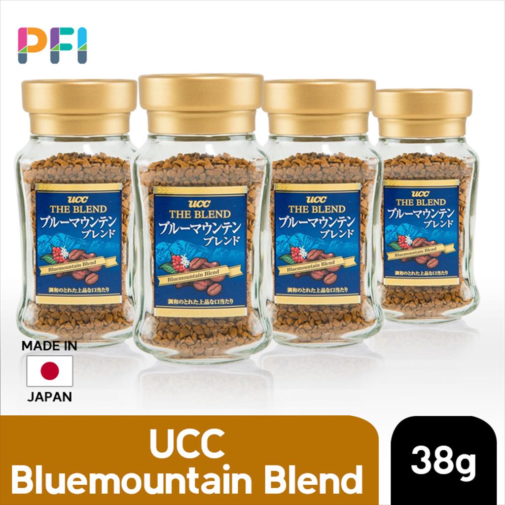 Jual UCC Blue Mountain Blend 38g Instant Coffee Bundle 4pcs | Shopee ...
