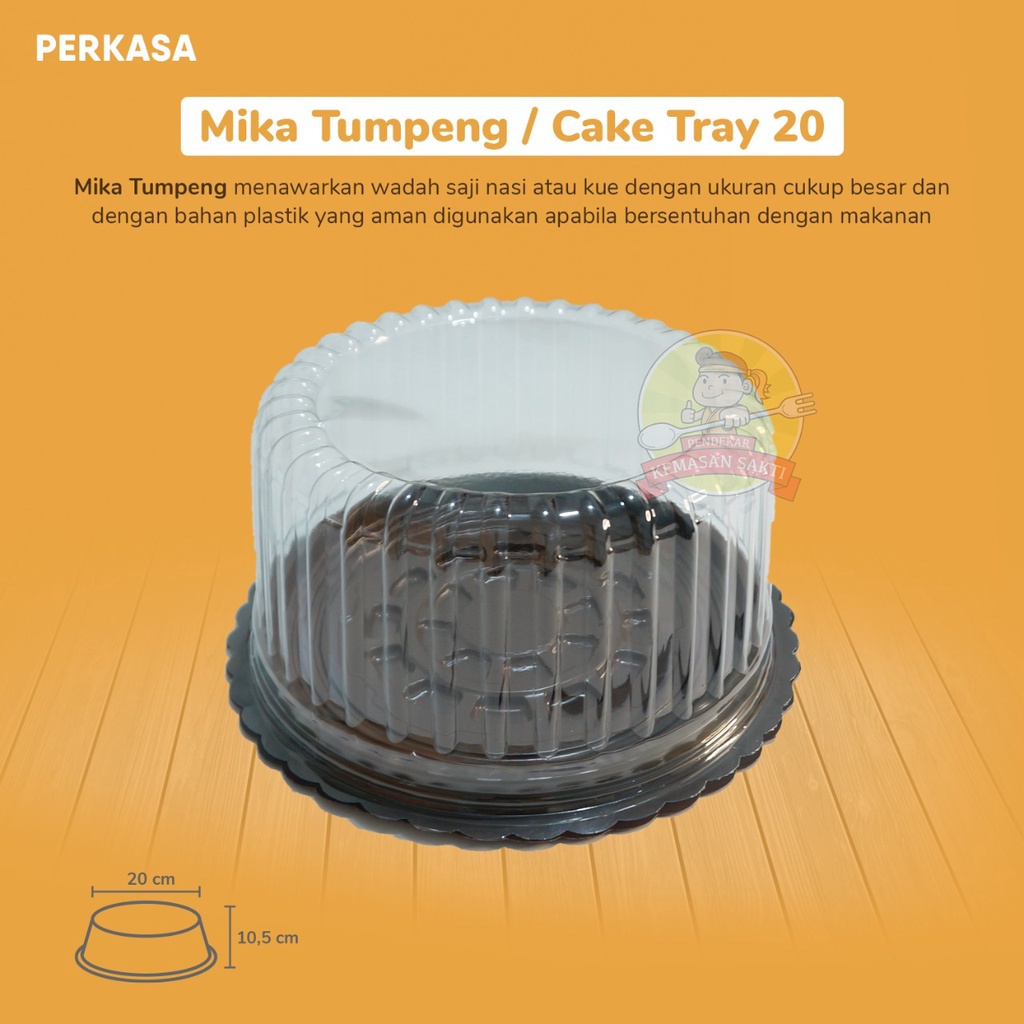 Jual Mika Tumpeng Mini / Mika Bolu Bulat / Mika Tumini (Diameter 20 ...