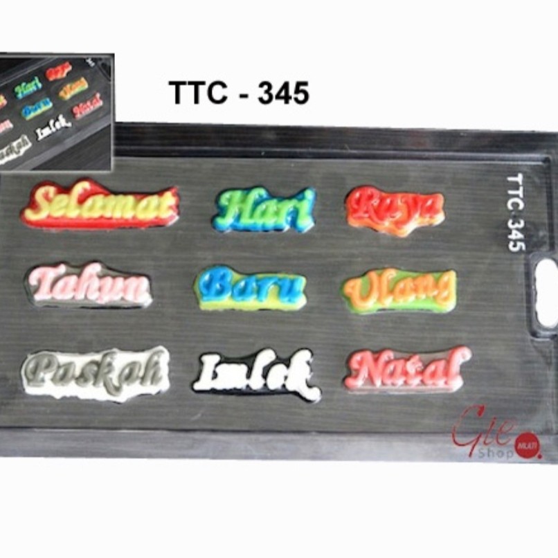 Jual Cetakan Coklat Cokelat Selamat Hari Raya Ulang Tahun Natal Papan ...