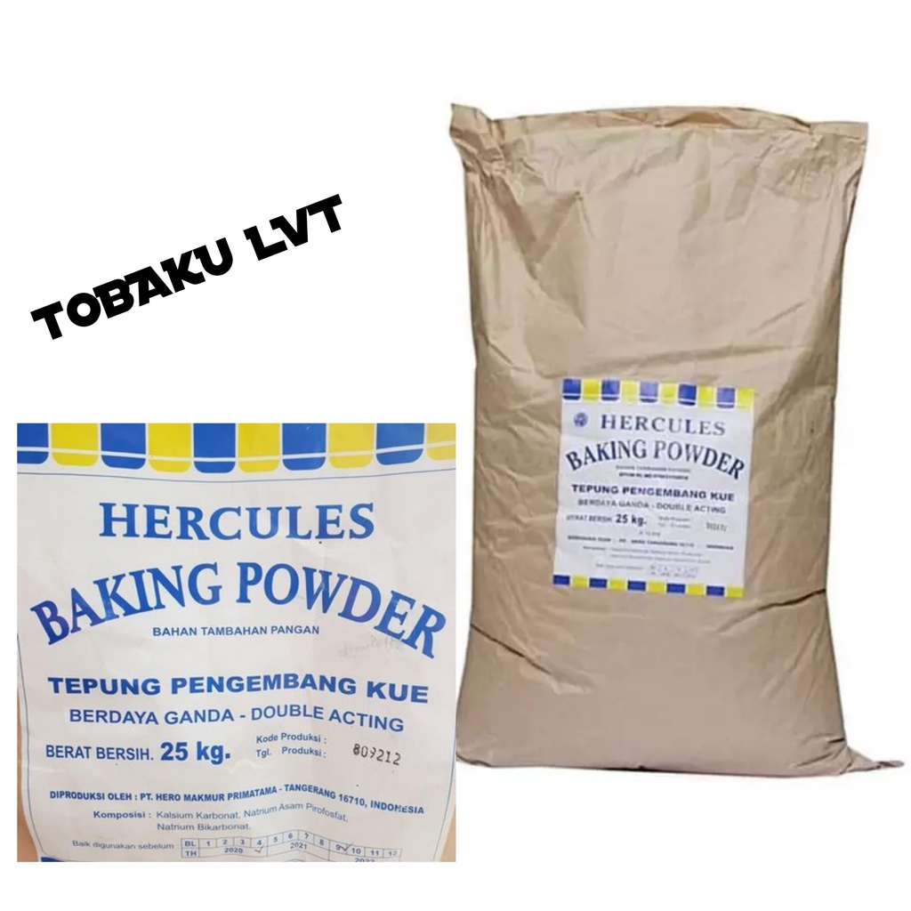 Jual BAKING POWDER HERCULES / BAKING POWDER 1 KILO | Shopee Indonesia