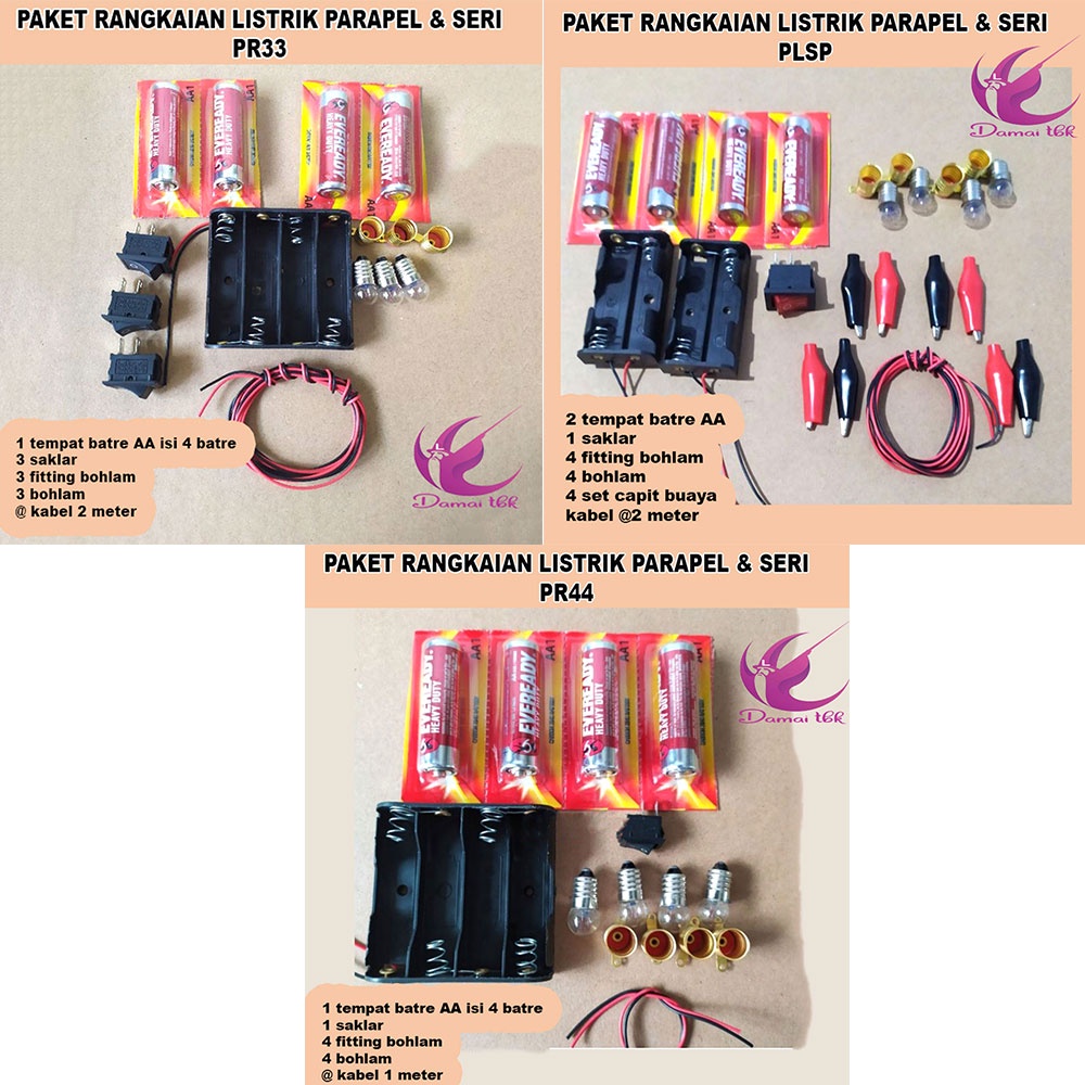 Jual Rangkaian Praktek Listrik Seri dan Paralel /Rangkaian Praktek IPA ... Jual Rangkaian Praktek Listrik Seri dan Paralel /Rangkaian Praktek IPA ...