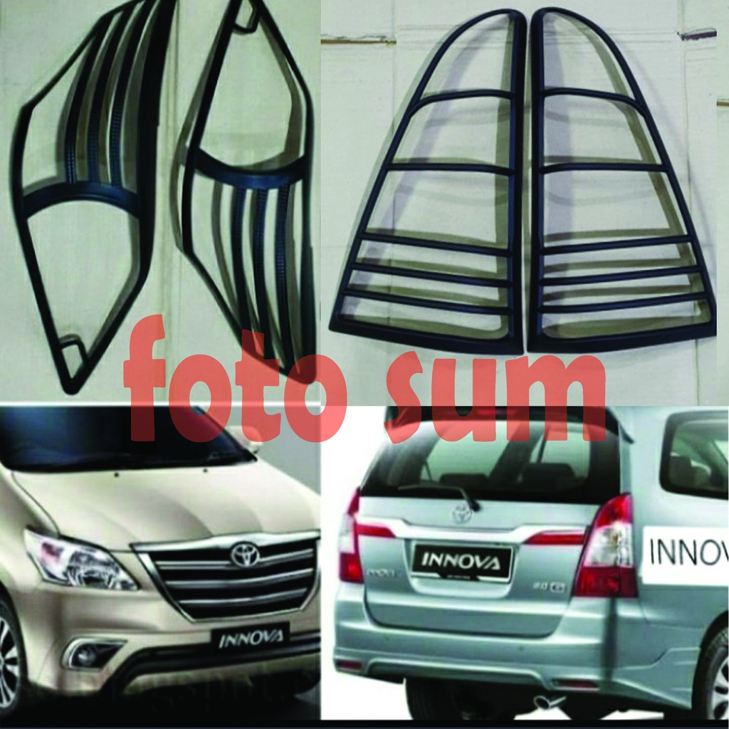 Jual GARNIS LAMPU DEPAN BELAKANG GRAND INNOVA HITAM 2012-2015 MODEL ...