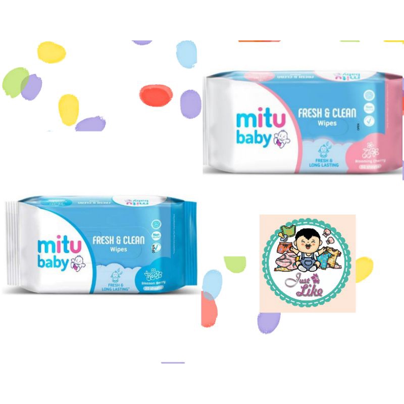 Jual MITU Baby Wipes 20s Fresh n Clean / Tissiu Basah Bayi | Shopee ...