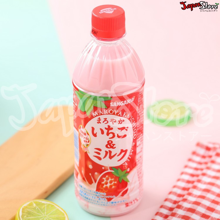 Jual Sangaria Strawberry & Milk 500 ml (Strawberry Milk) | Shopee Indonesia