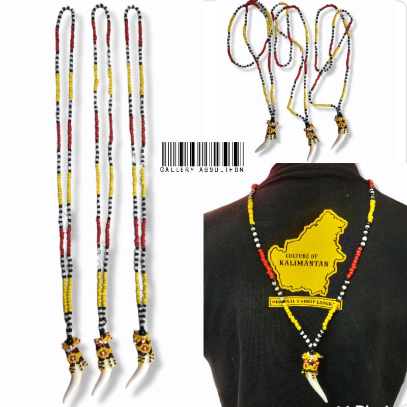Jual Kalung Manik Dayak Khas Kalimantan ( KALUNG ETNIK ) | Shopee Indonesia