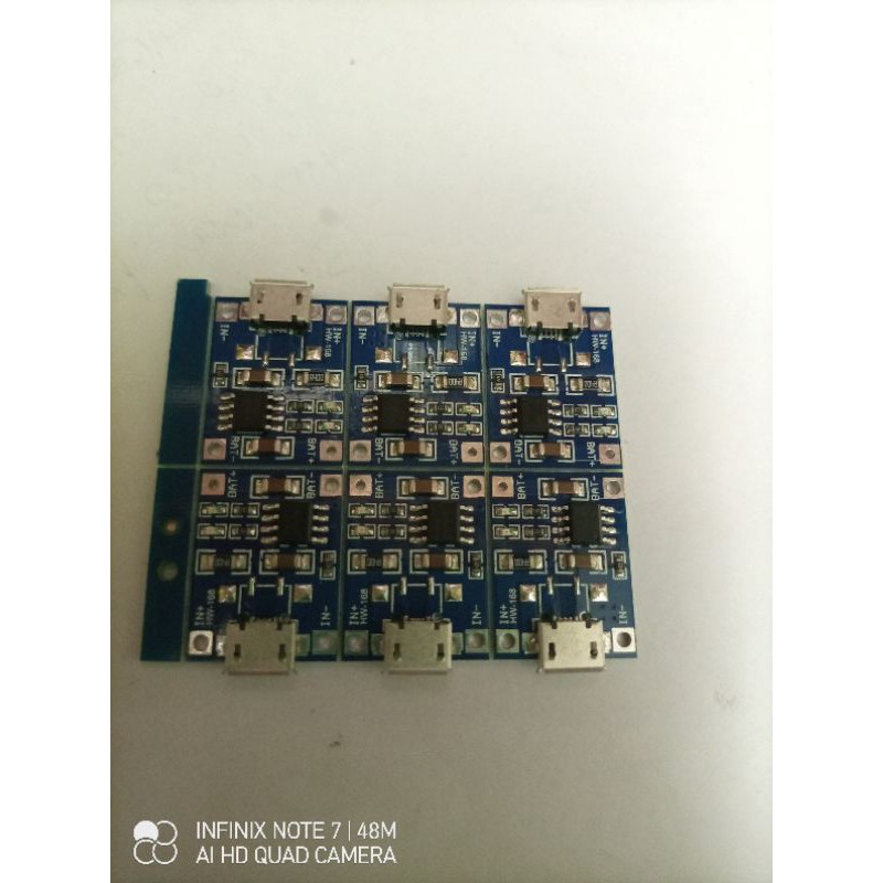 Jual Modul Charger USB TP4056 output 1A 5V for Lithium/Li-ion/18650 ...