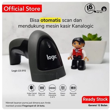 Jual Scanner Barcode Logic LS-31S - Bisa Scan Otomatis - Plug n Play ...