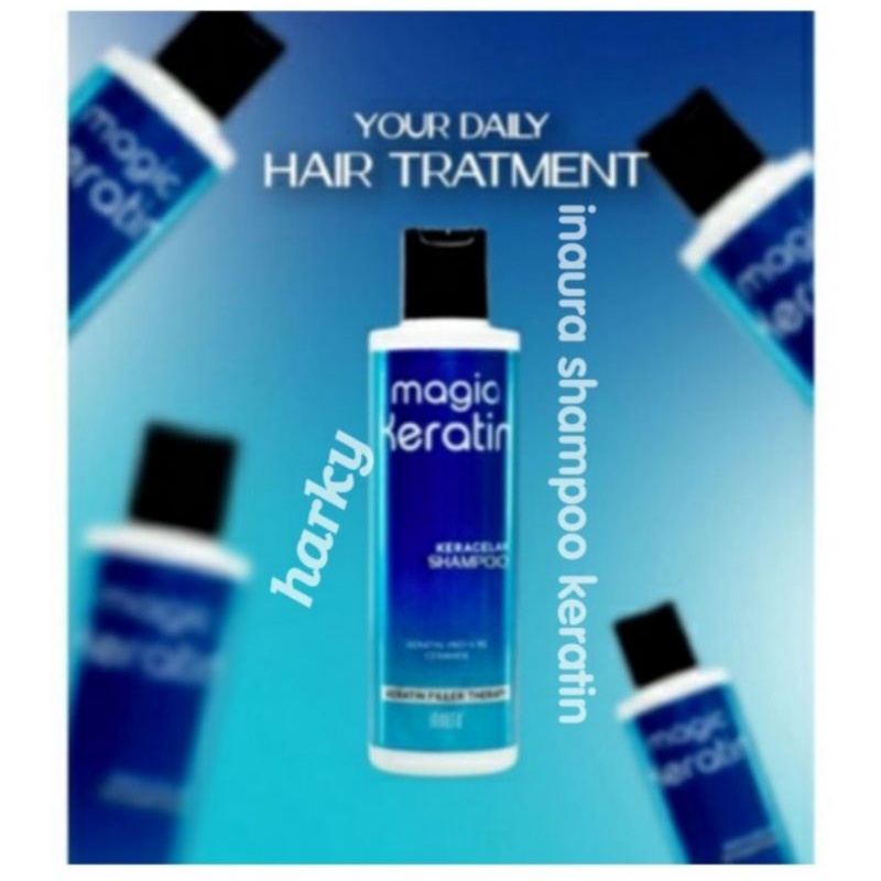 Jual INAURA MAGIA KERATIN KERACLEAN SHAMPOO 200ML Magic Inaura Shampoo ...