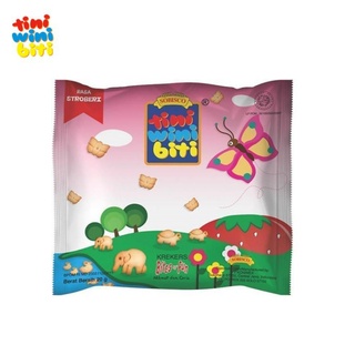 Jual Tini Wini Biti Biskuit Strawberry 20 gr x 7 Pcs | Shopee Indonesia