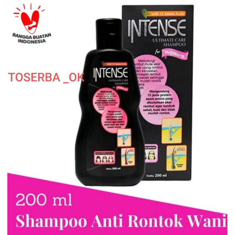 Jual INTENSE ULTIMATE CARE SHAMPOO WOMEN 200ML | Shopee Indonesia