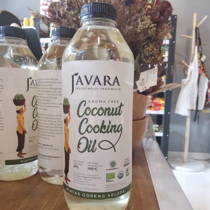 Javara Coconut Cooking Oil/Premium Cold Press Coconut Oil 1L | Shopee ...