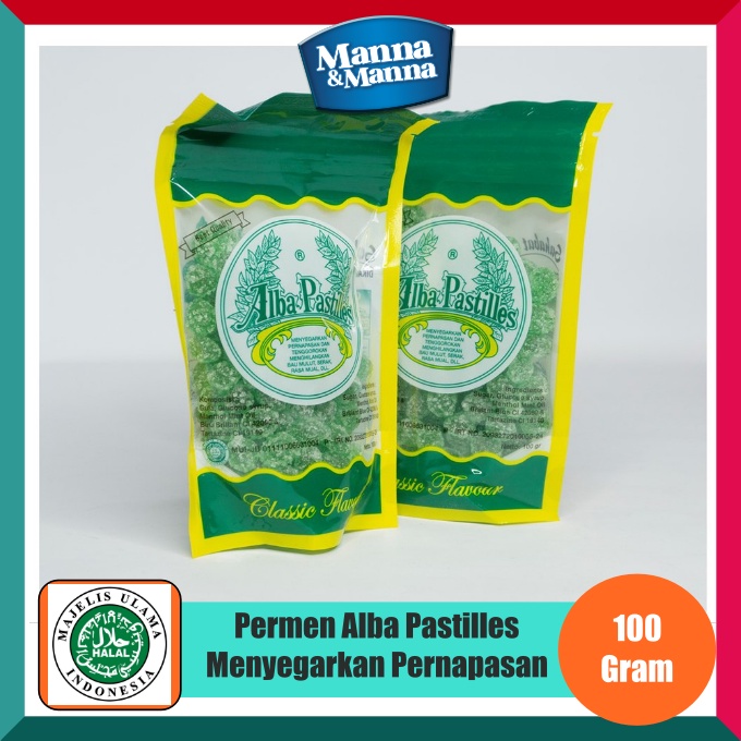 Jual Permen Alba Pastilles Menyegarkan Pernapasan - 100 Gram | Shopee ...