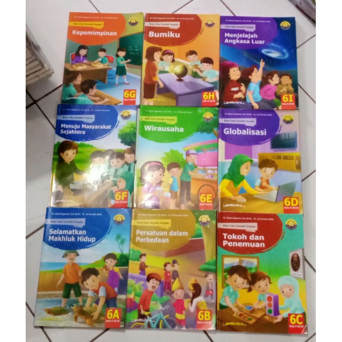 Jual Buku Teks Tematik Terpadu 6 ABCDEFGHI Kelas 6 SD/MI K13 REVISI YUDHISTIRA | Shopee Indonesia