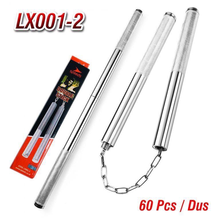 Jual Double Stick Besi Stainlees Nunchaku Bruce Lee Tongkat BatoN Bisa ...