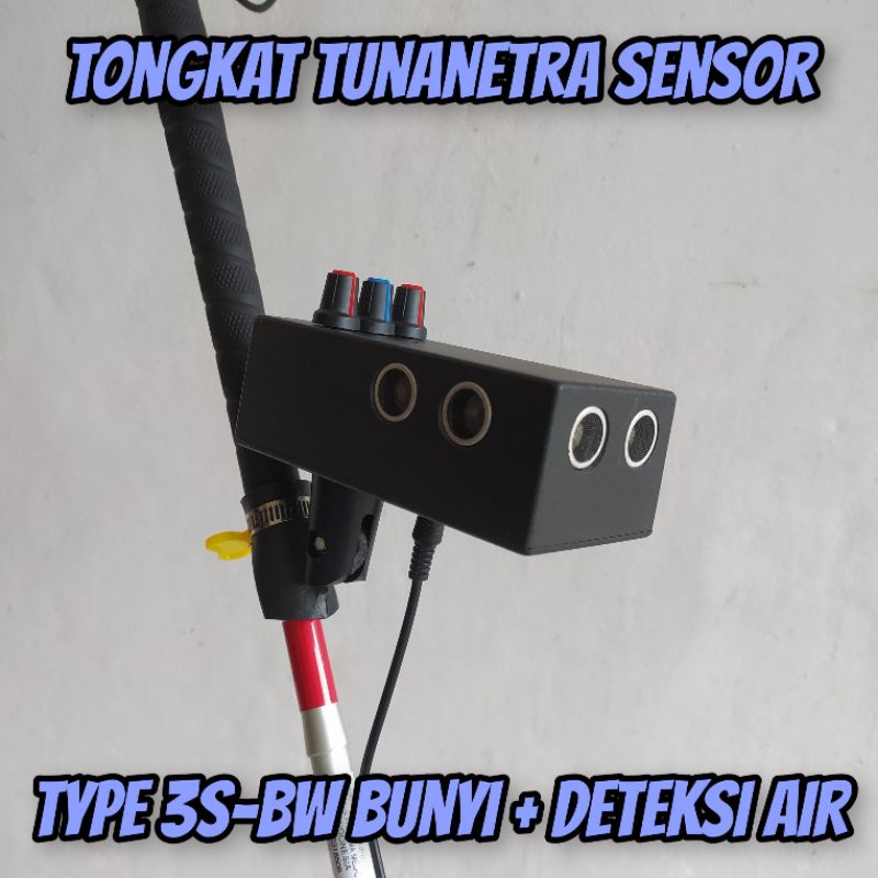 Jual Tongkat Tunanetra Sensor Ultrasonik Type 3S-BW Bunyi Buzzer dan ...