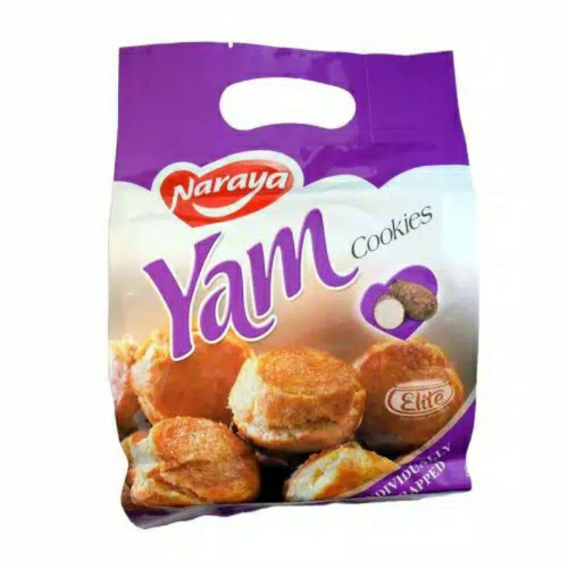 Jual Naraya Yam Cookies Talas 280 gr (28 pcs @10 g) | Shopee Indonesia