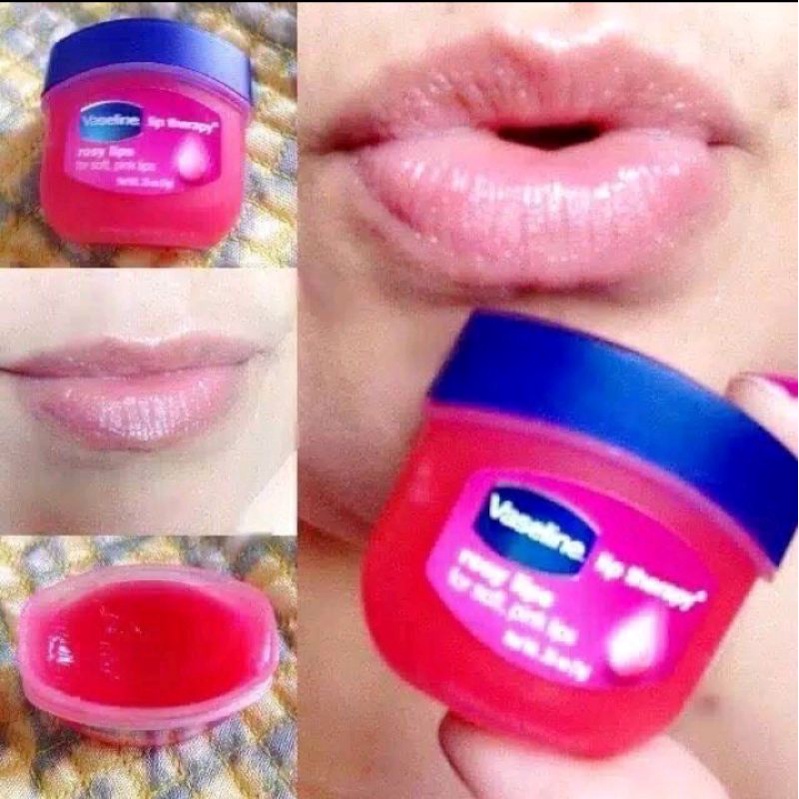 Jual [MERAH) READY VASELINE&VASEINA LIP THERAPY / ROSY LIPS | Shopee ...