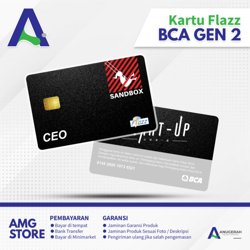 Jual Kartu Flazz BCA Gen 2 Edisi Sandbox Start Up | Shopee Indonesia