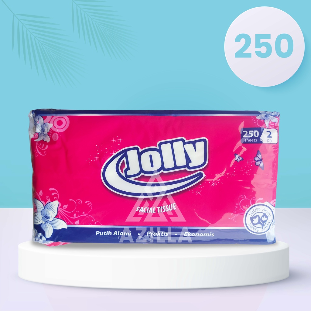 Jual Tisu Jolly Facial Tissue 2 Ply Isi 250 Sheets | Tissue Jolly 250 ...