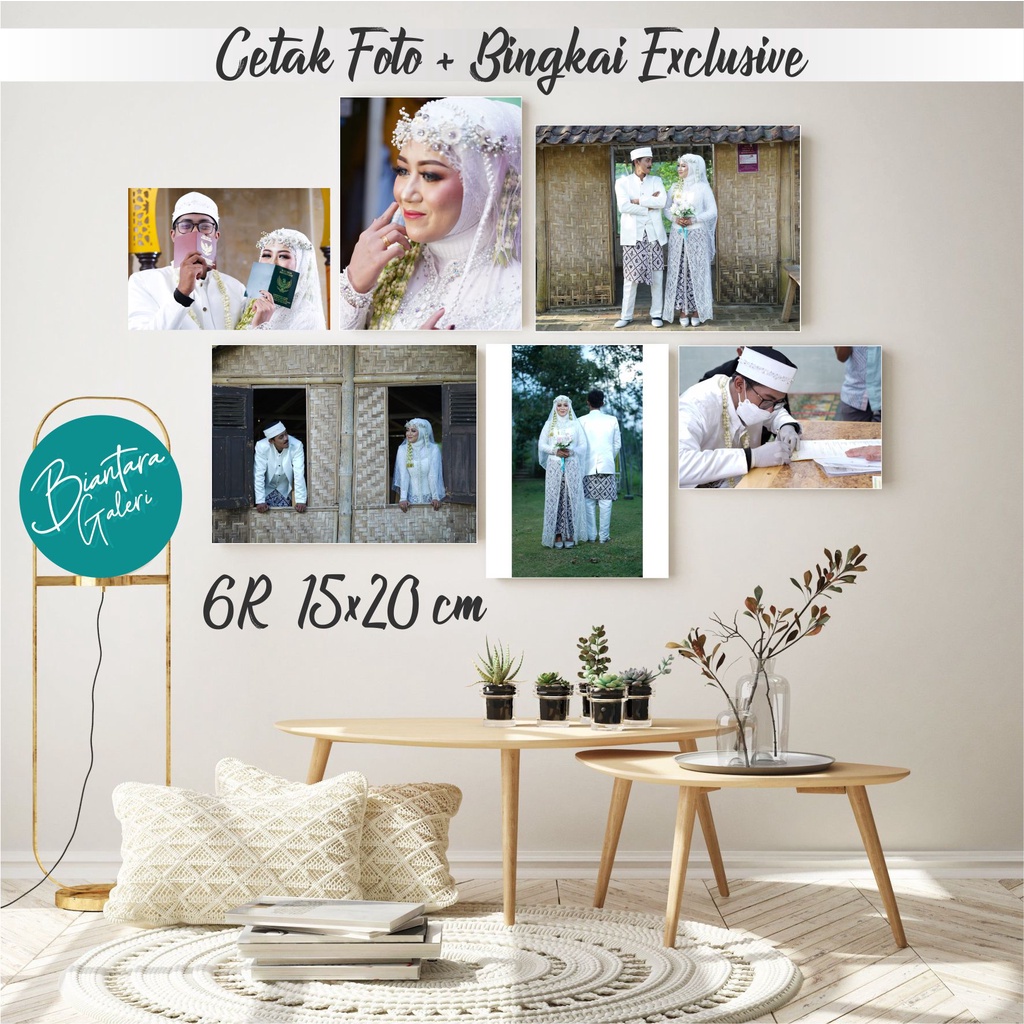 Jual CUSTOM CETAK FOTO + BINGKAI KAYU UK 6R 15X20 cm Cetak Foto MDF ...