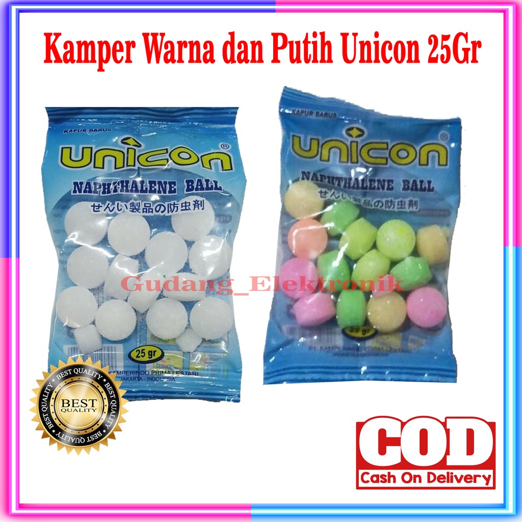Jual Unicon Kamper 25 Gram Warna warni dan putih | Shopee Indonesia