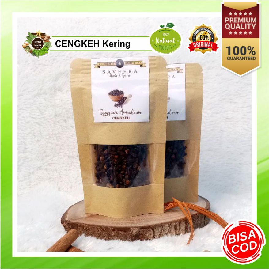 Jual CENGKEH / CLOVES ASLI ORIGINAL warna COKLAT RAJANGAN KERING ...