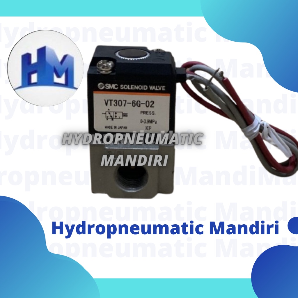 Jual Selenoid Pneumatic SMC VT307-6G-02 DC12V | Shopee Indonesia