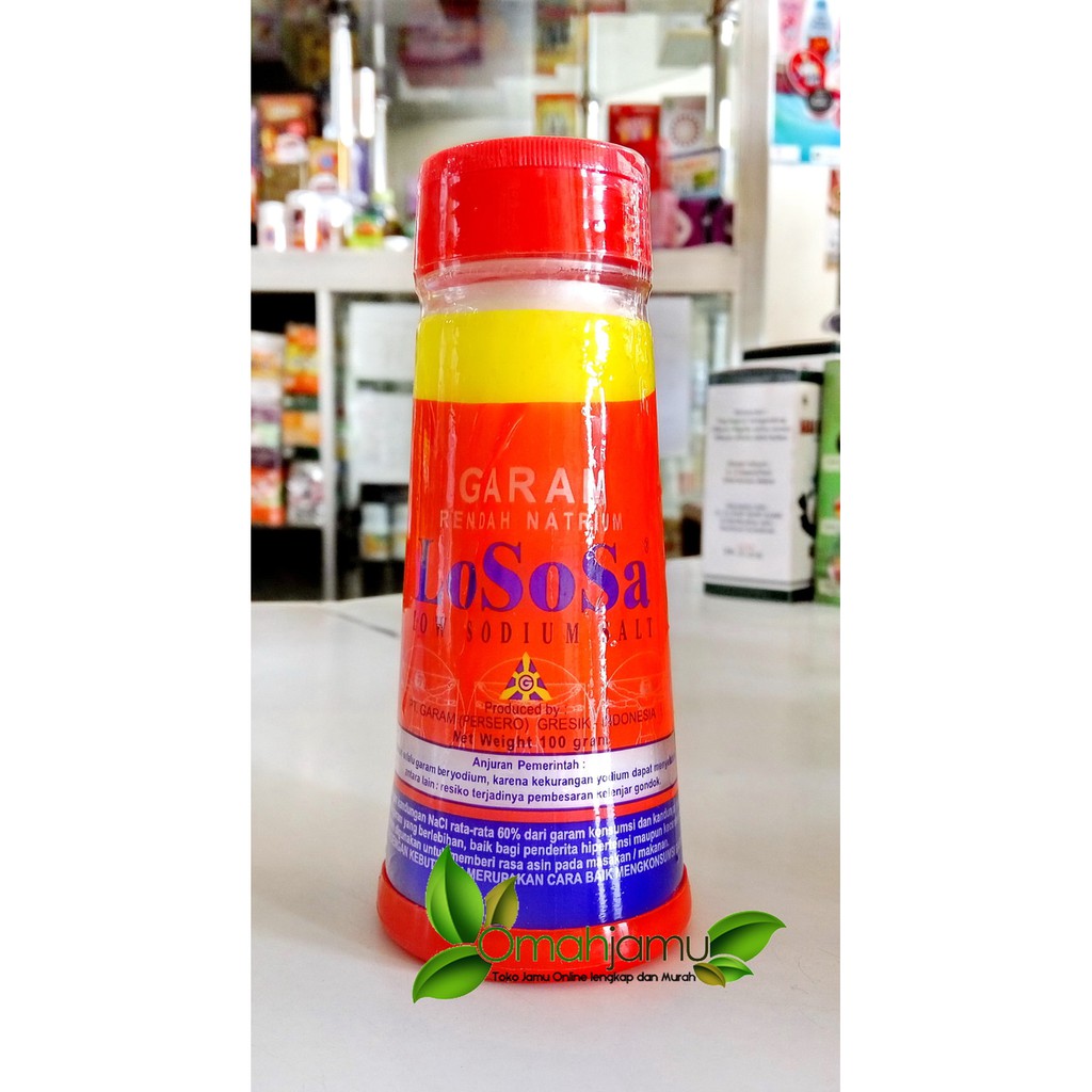 Jual LOSOSA GARAM RENDAH NATRIUM 100 gr. UNTUK PENDERITA DARAH TINGGI ...
