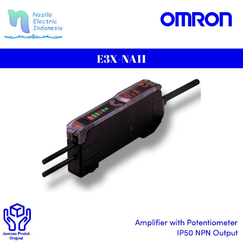 Jual Omron Sensor Optical Fibre Amplifier E3X-NA11 NPN E3XNA11 Original ...