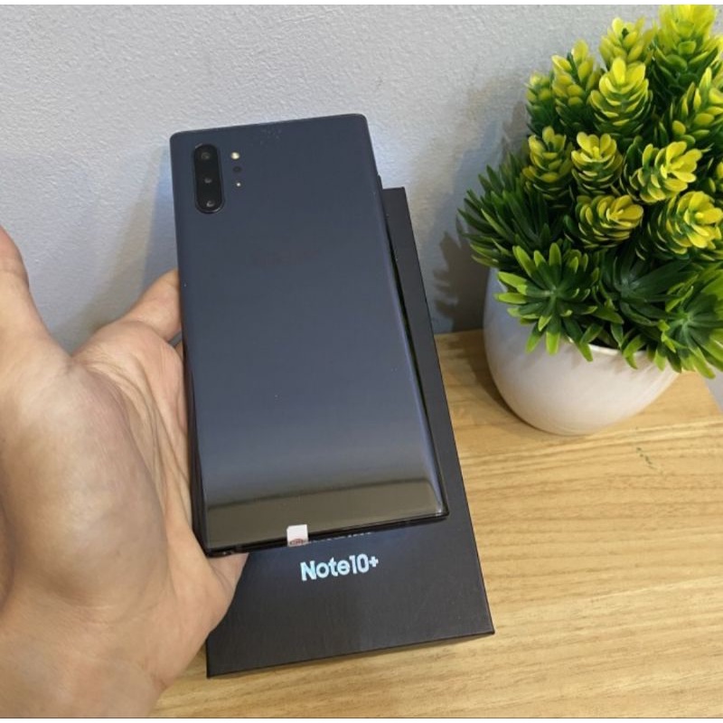 Jual SAMSUNG GALAXY NOTE 10+ PLUS RAM 12/256 EX SEIN FULLSET NO MINUS Indonesia|Shopee Indonesia