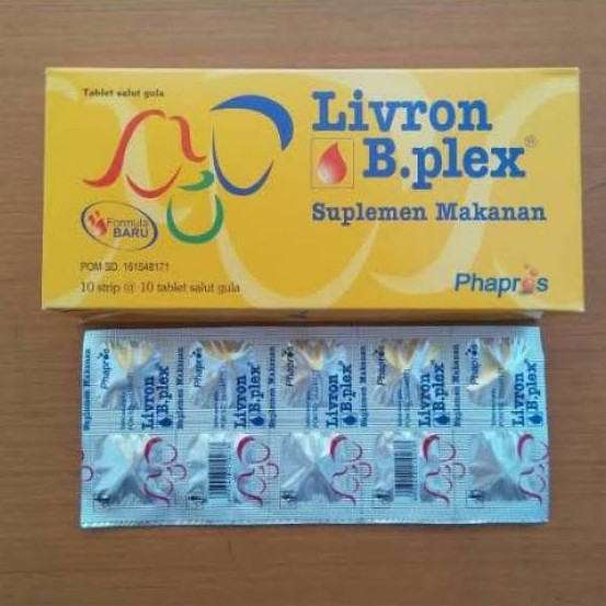 Jual Livron B plex 10 tablet - Multivitamin | Shopee Indonesia
