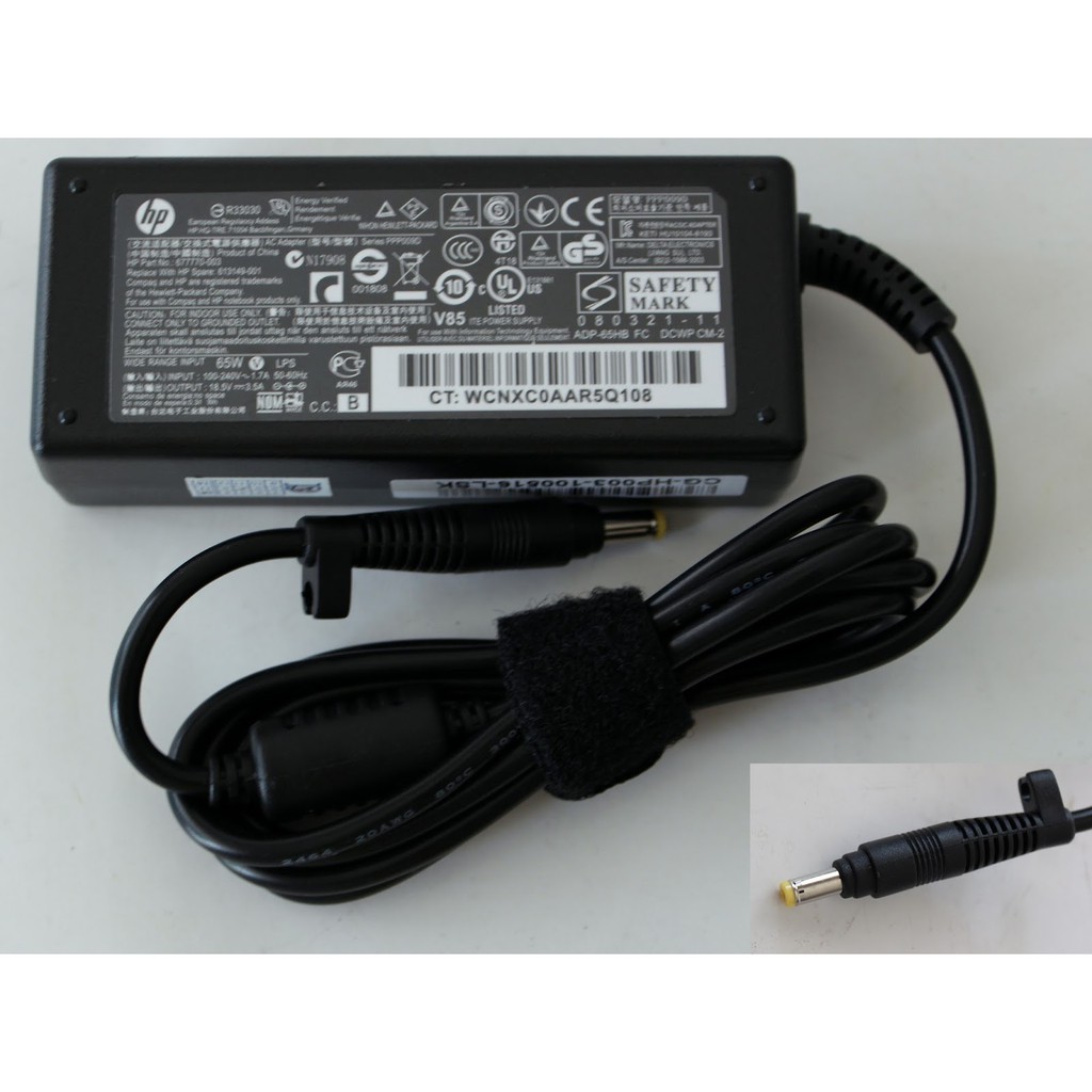 Jual Adaptor Charger Oiginal Laptop Hp Compaq CQ 510 515 18,5V - 3,5A ...