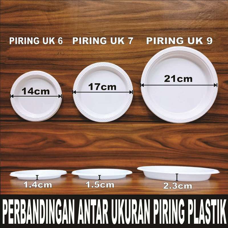 Jual PIRING PLASTIK HIP 6INCH 7INCH 9INCH PIRING KUE ULANG TAHUN PAK ...