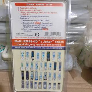 Jual REMOTE REMOTE AC CHANGHONG MULTI JOKER-C RM99+ID | Shopee Indonesia