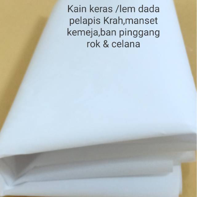 Jual KAIN KERAS /LEM DADA TAIKA 800 P /50CM | Shopee Indonesia